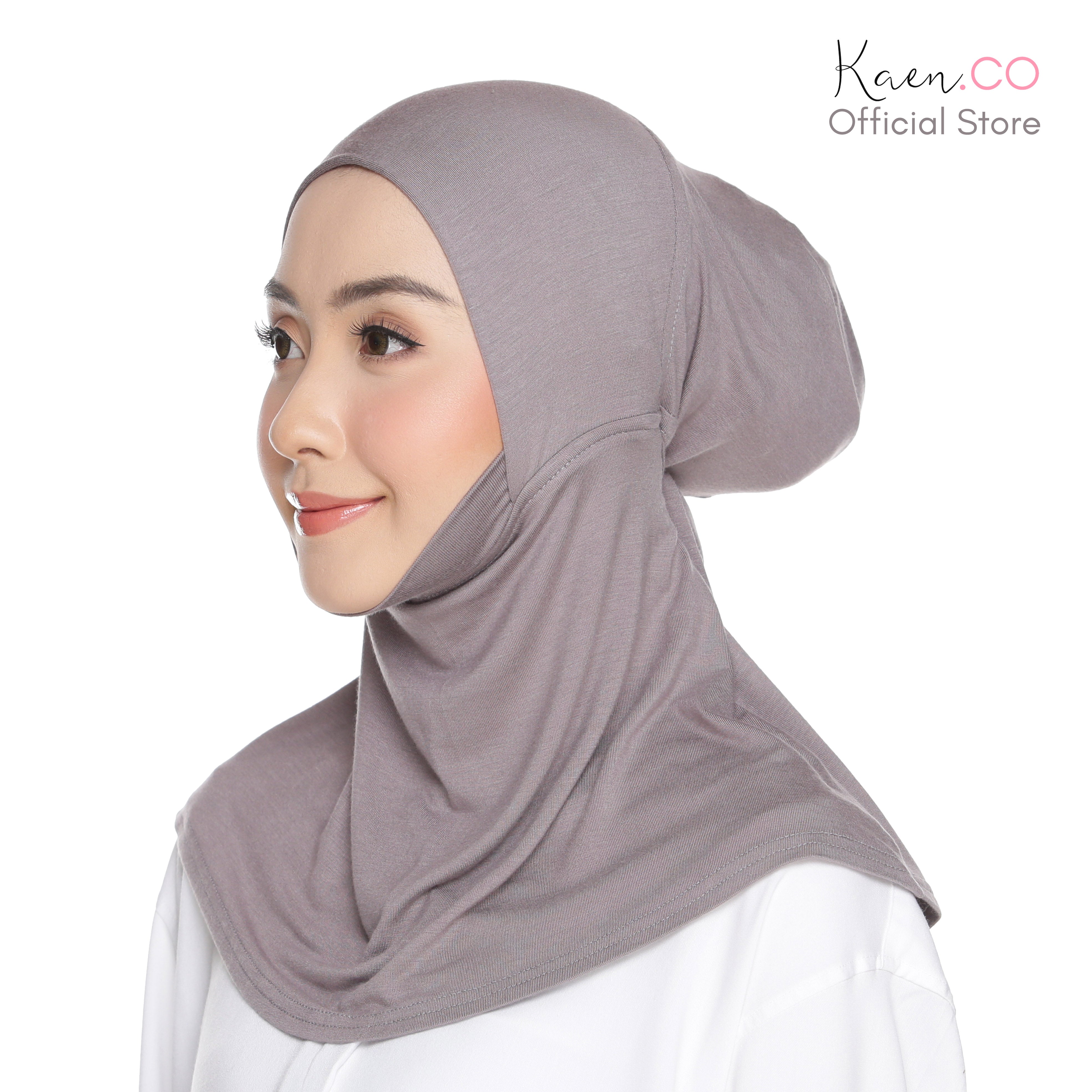 Dagu Necktie Glamour Grey (Adjustable Inner Neck Berdagu) – Kaen.co