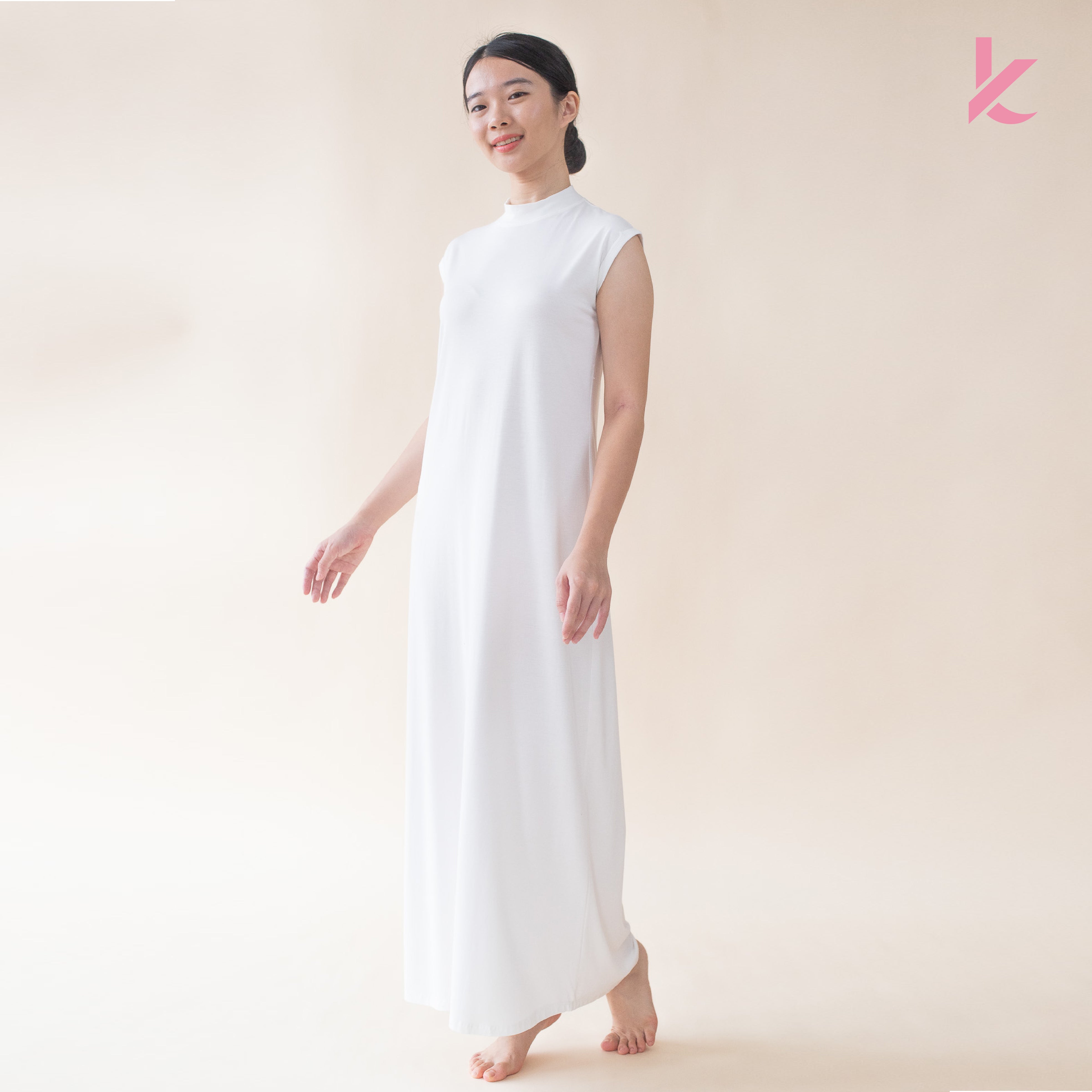 Innerwear Long Dress Shirt in White – Kaen.co